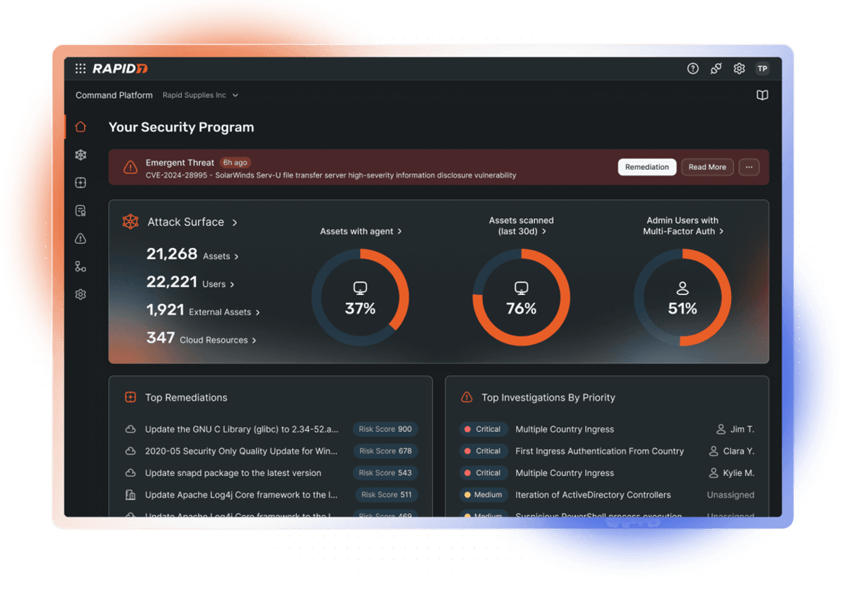 Rapid7 Cybersecurity Solutions for Exposure and Threat Management