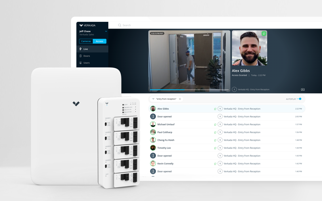 Verkada Cloud-Managed Video Surveillance & Access Control