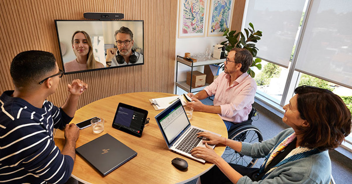 Hybrid Work Solutions from HP | Laptops, Desktops, Conferencing